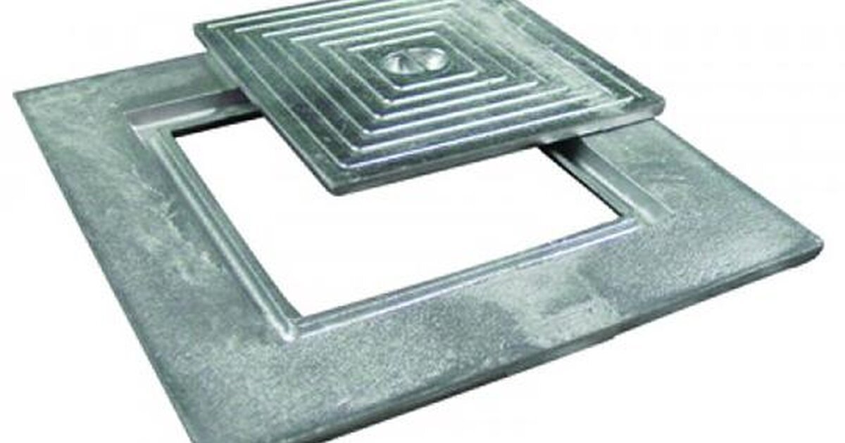 Putdeksel, Enkel - Aluminium 60x60cm | Hilfra