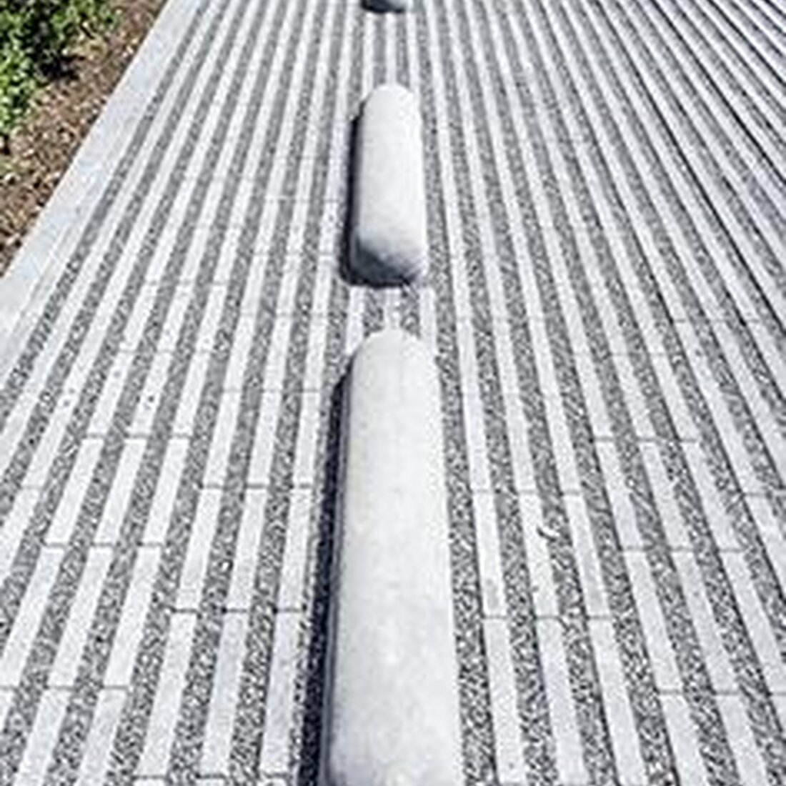 Biggenrug 100 x 20 x 12 cm - 2 afgeronde koppen | Hilfra