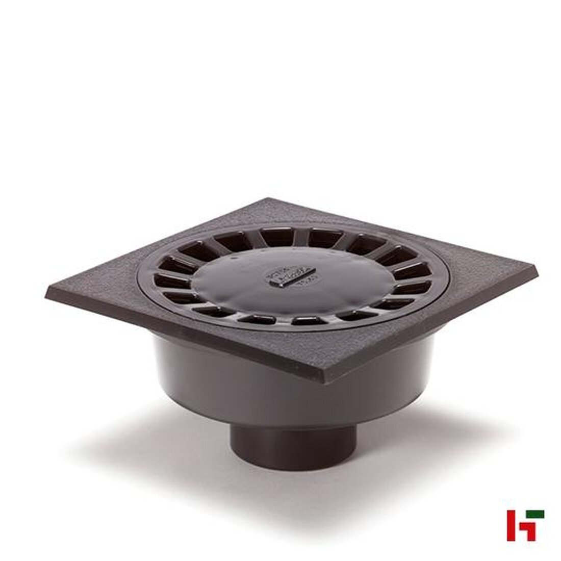 Klokput Donker Grijs - PVC 20 x 20 cm | Hilfra