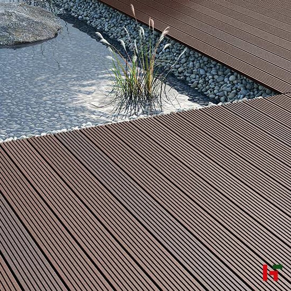 EasyDeck, Composiet Terrasplank Terra Trend - 19x130mm 300cm | Hilfra