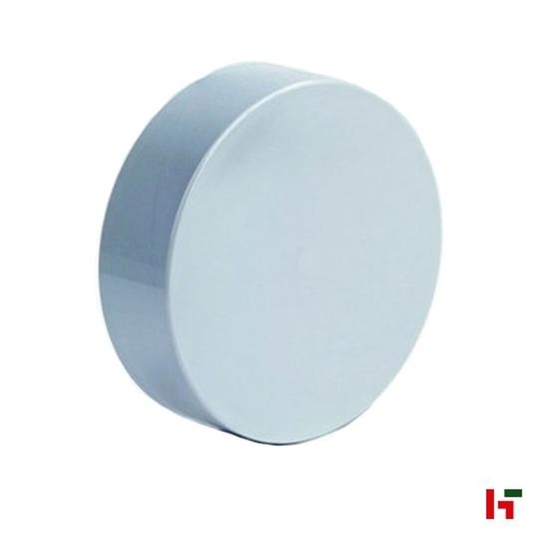 PVC Eindkap Grijs Over de buis Ø 125 mm | Hilfra