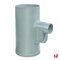 PVC Sifonput Grijs 600 mm 1x125mm Ø315mm | Hilfra